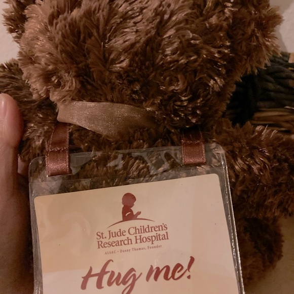 Toys | St Jude Childrens Hospital Bear Plush Plaid Ribbon | Poshmark
